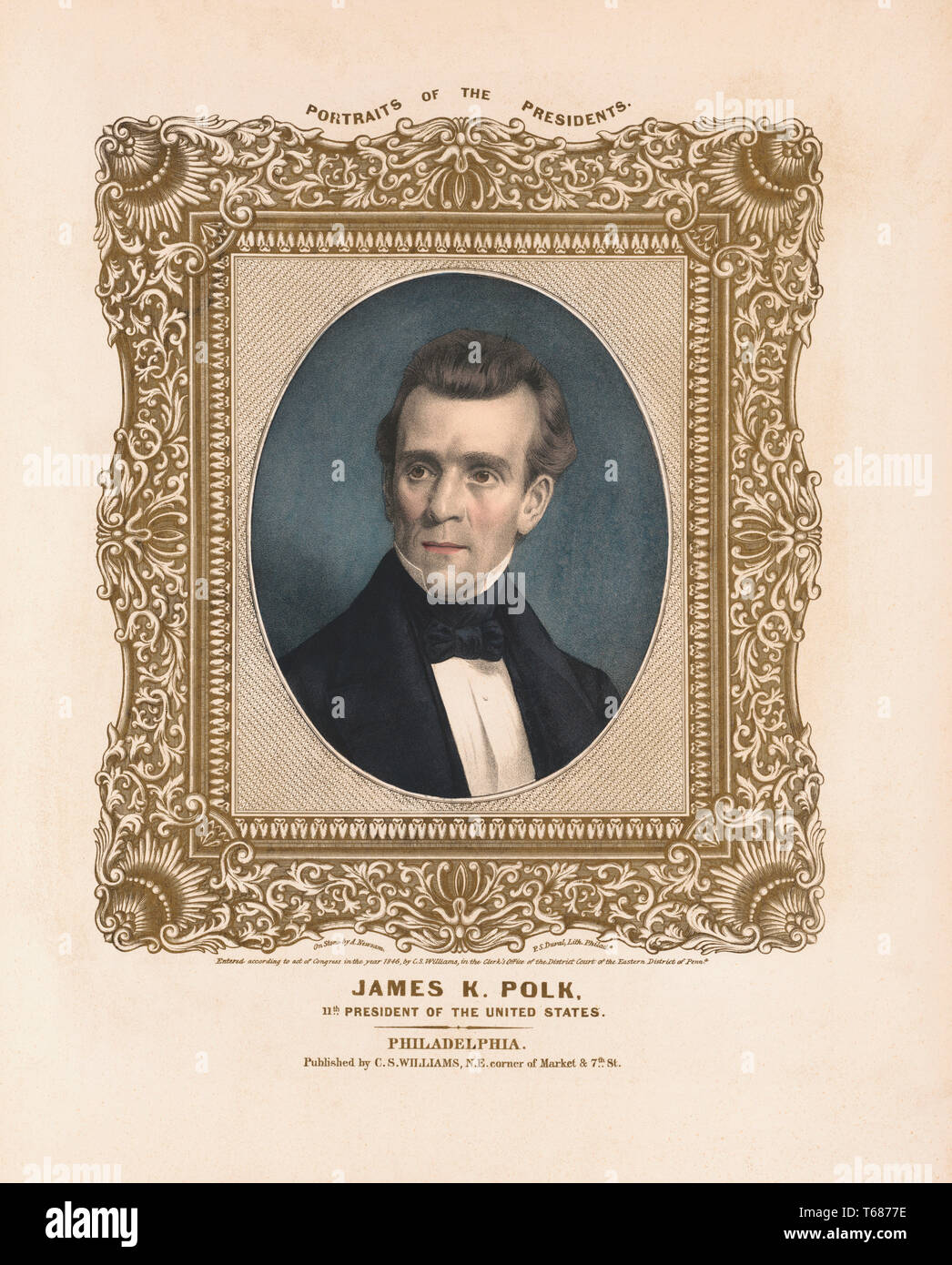 James k polk hi-res stock photography and images - Alamy