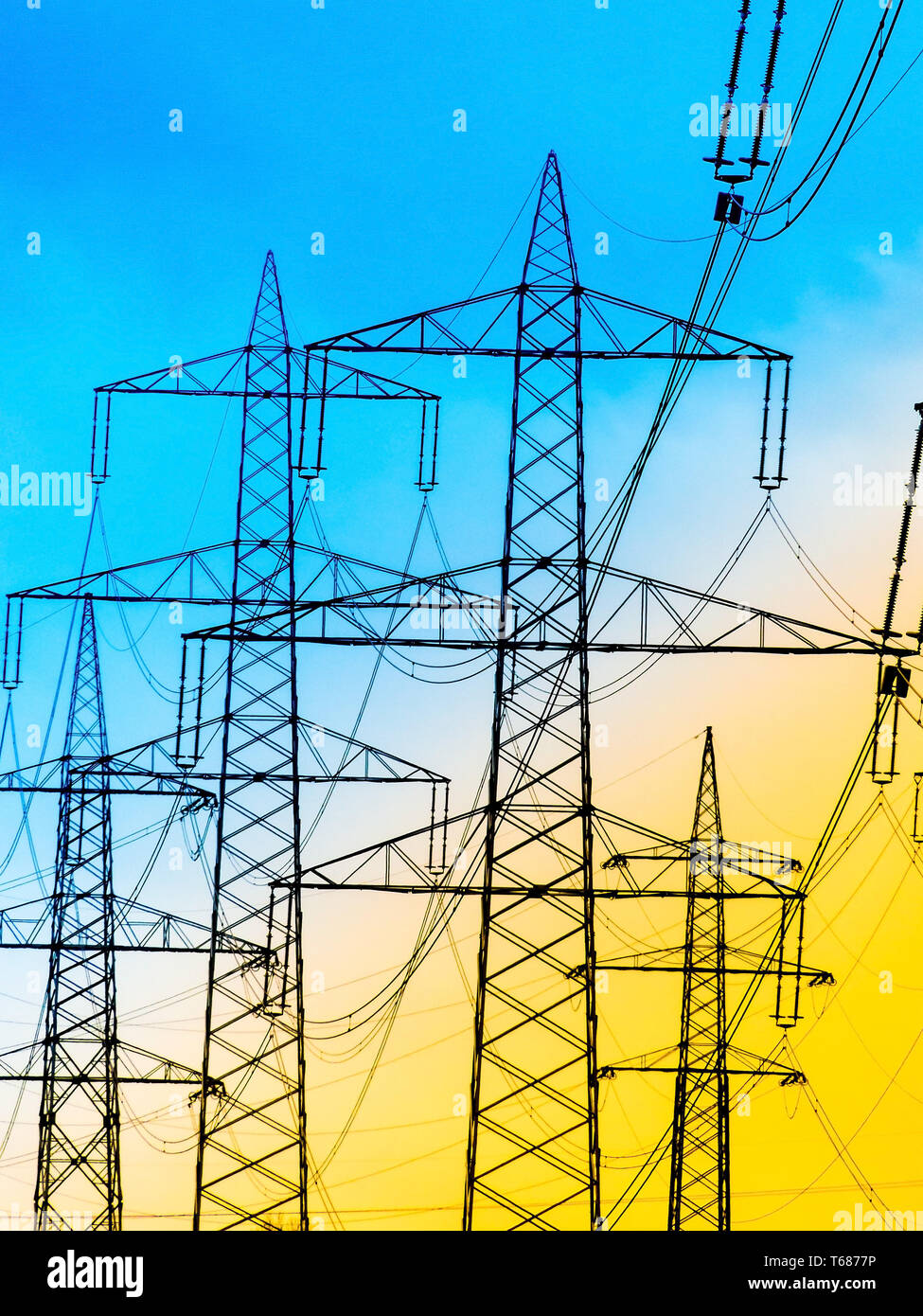 power pole symbol photo Stock Photo - Alamy