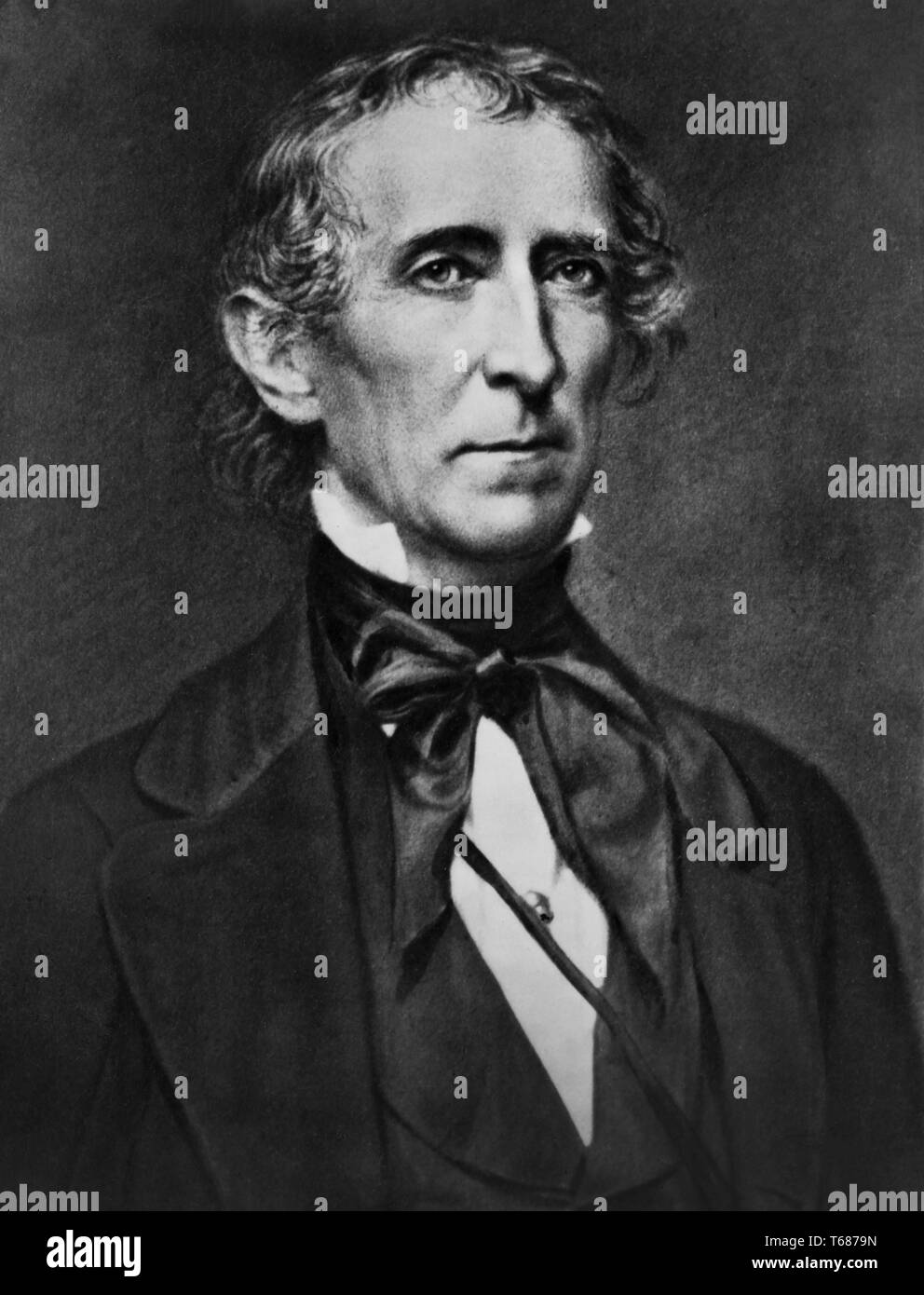 John Tyler (1790-1862), 10th President of the United States, Half ...