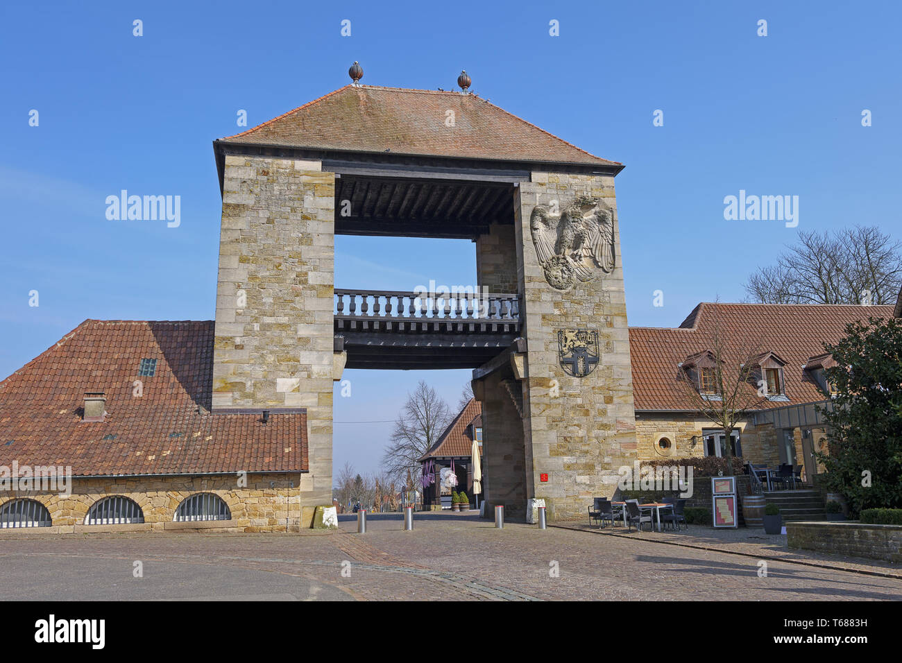 The german wine gate hi-res stock photography and images - Alamy