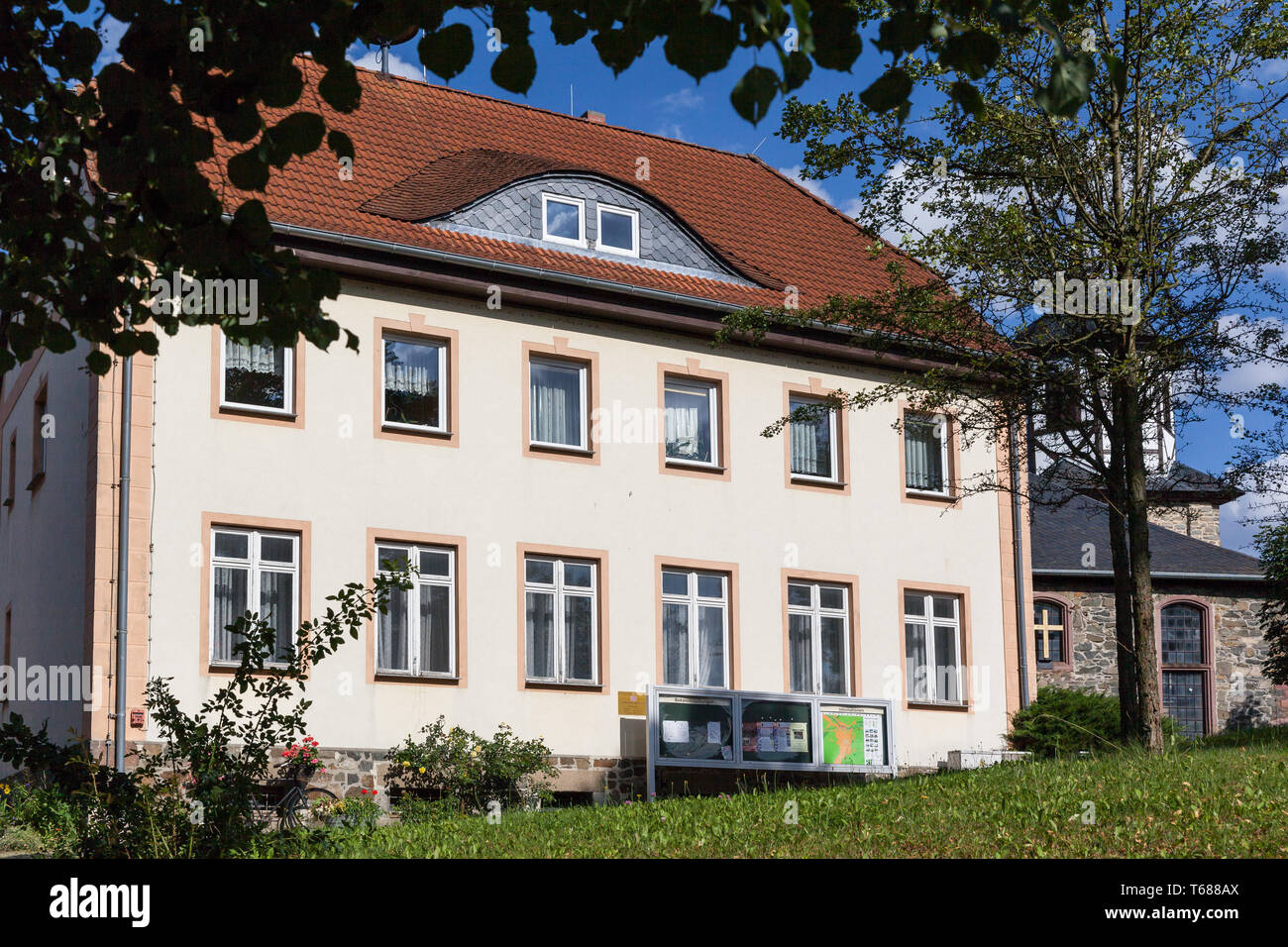 The small Village Strassberg in Saxony-Anhalt, Germany Stock Photo - Alamy