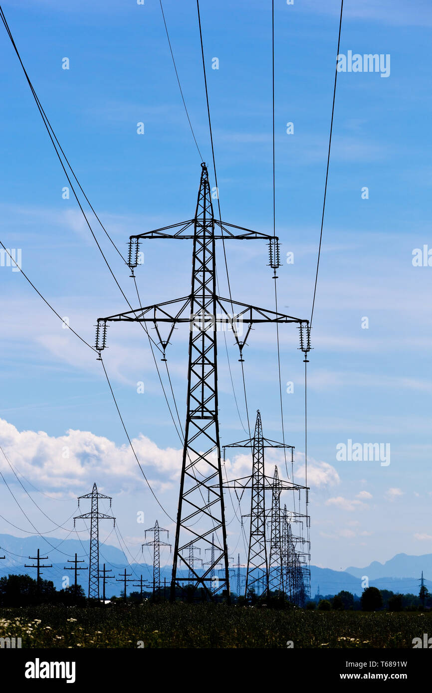 power pole symbol photo Stock Photo - Alamy