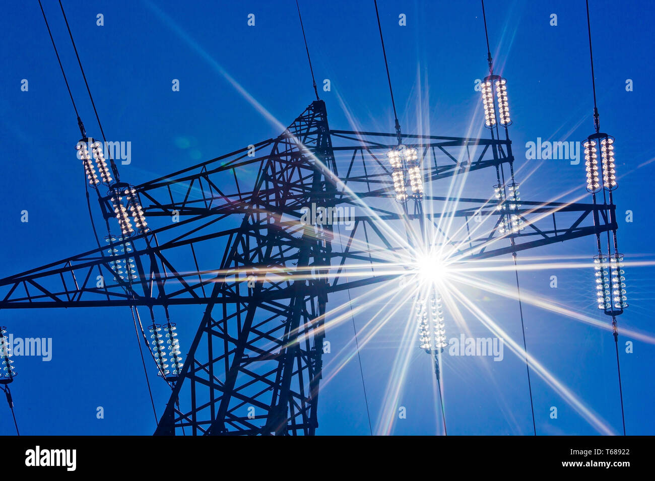 power pole symbol photo Stock Photo - Alamy