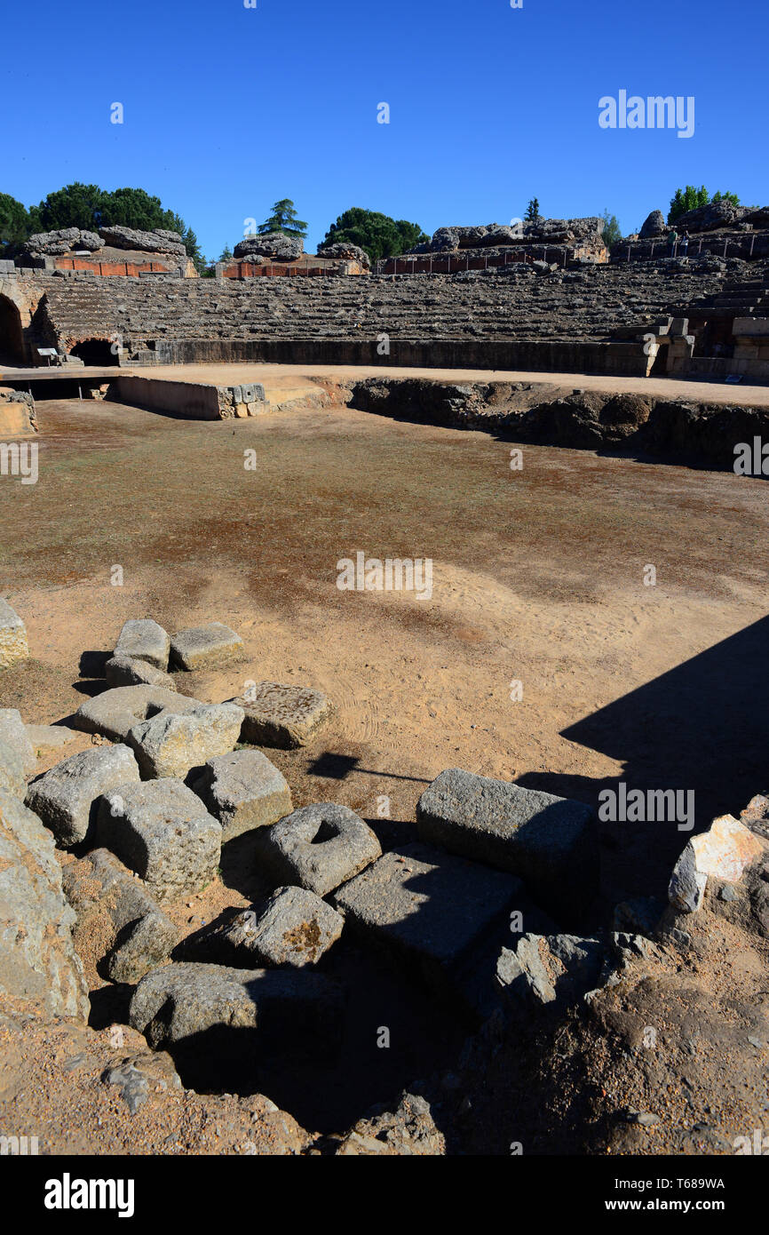 The Amphitheatre of Merida (Anfiteatro de Merida) is a ruined Roman ...