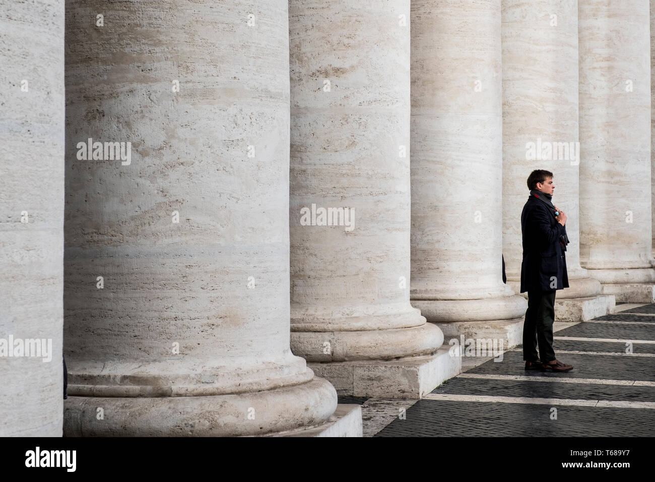 Gian lorenzo bernini colonnade hi-res stock photography and images - Alamy