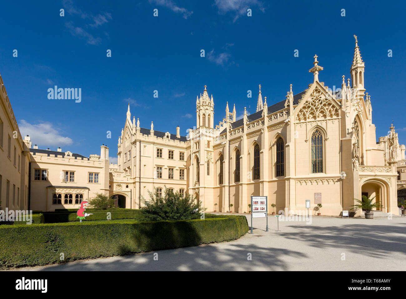 Lednice Castle in South Moravia in the Czech Republic Stock Photo - Alamy