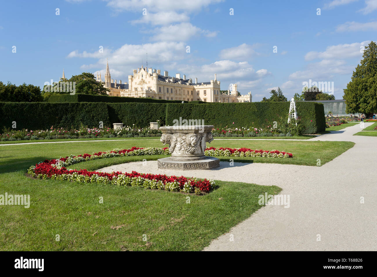 Lednice Castle in South Moravia in the Czech Republic Stock Photo - Alamy
