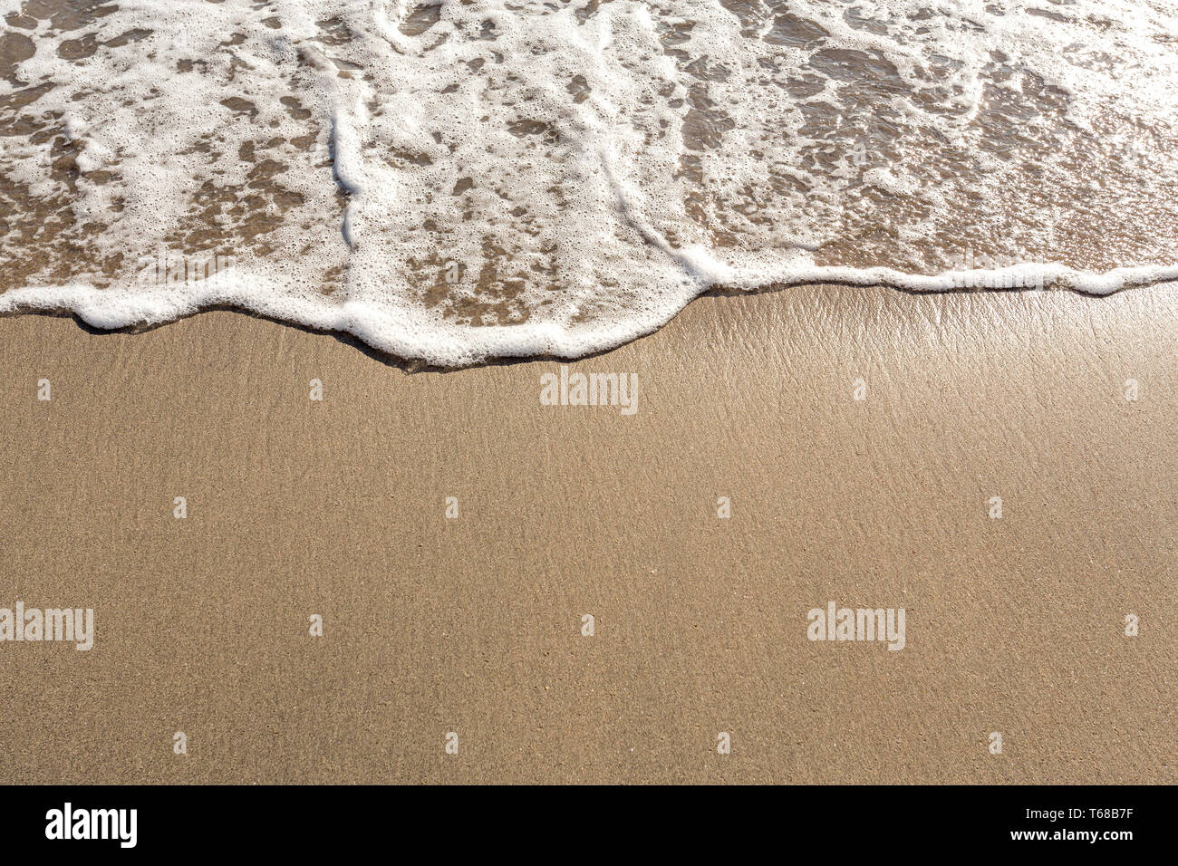 Tropical beach wave close Stock Photo - Alamy