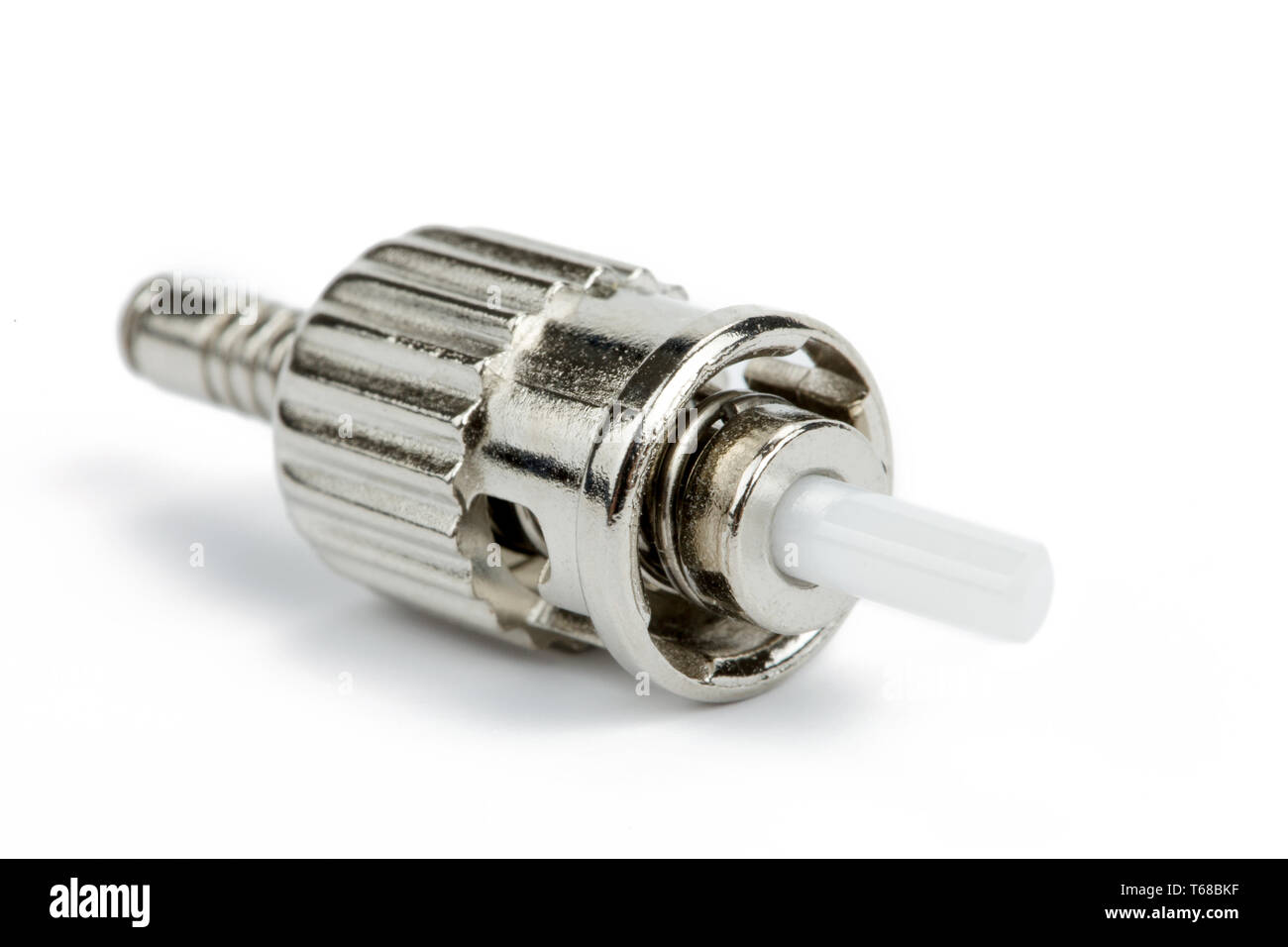 fiber optic ST connector Stock Photo - Alamy