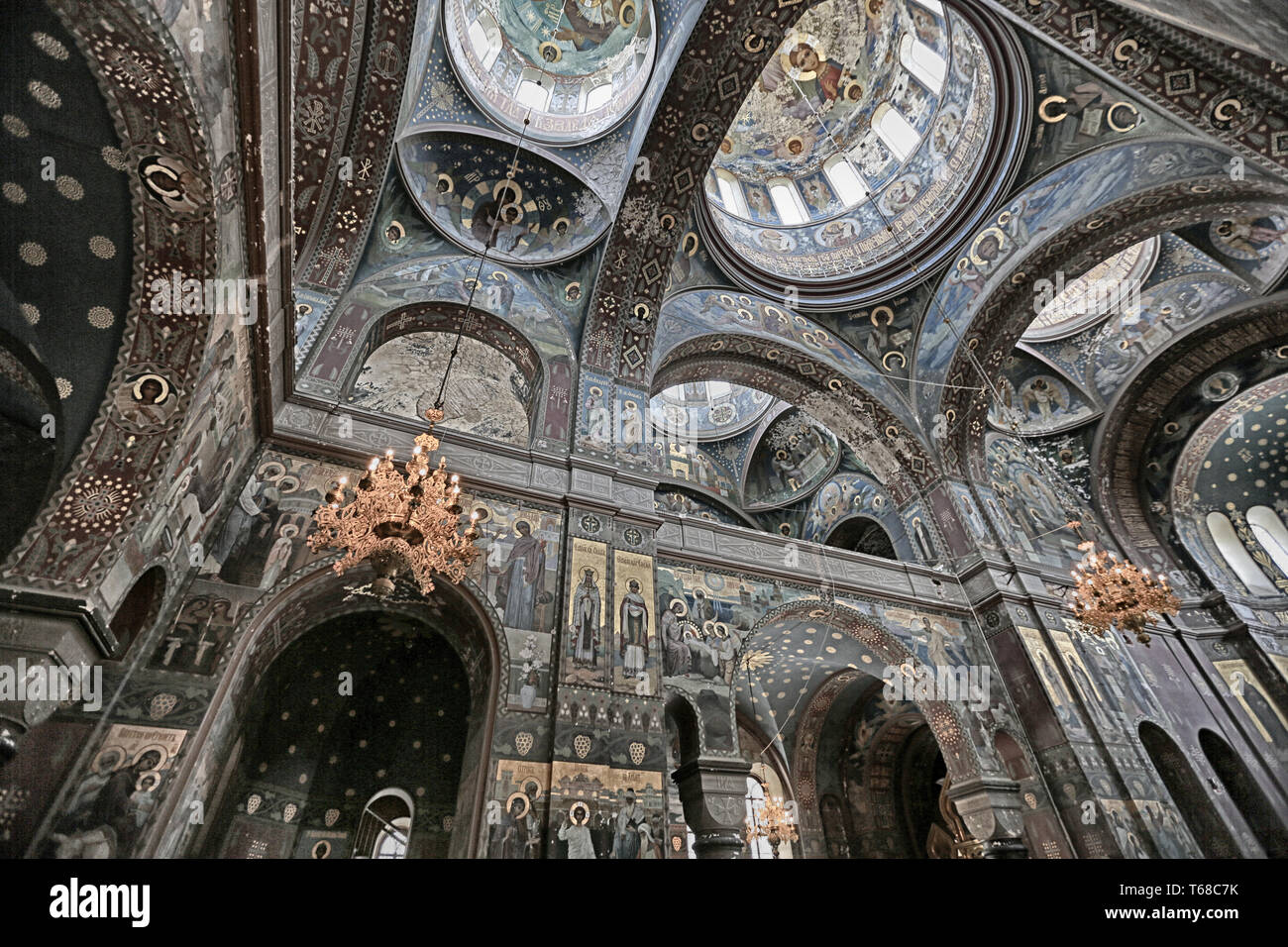Interior of an Orthodox church Stock Photo - Alamy
