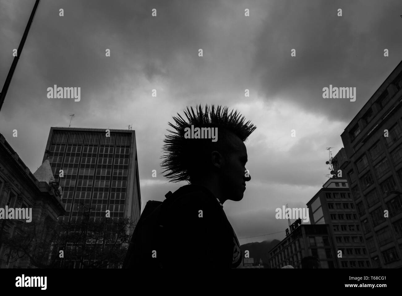 Punk Mohawk Silhouette