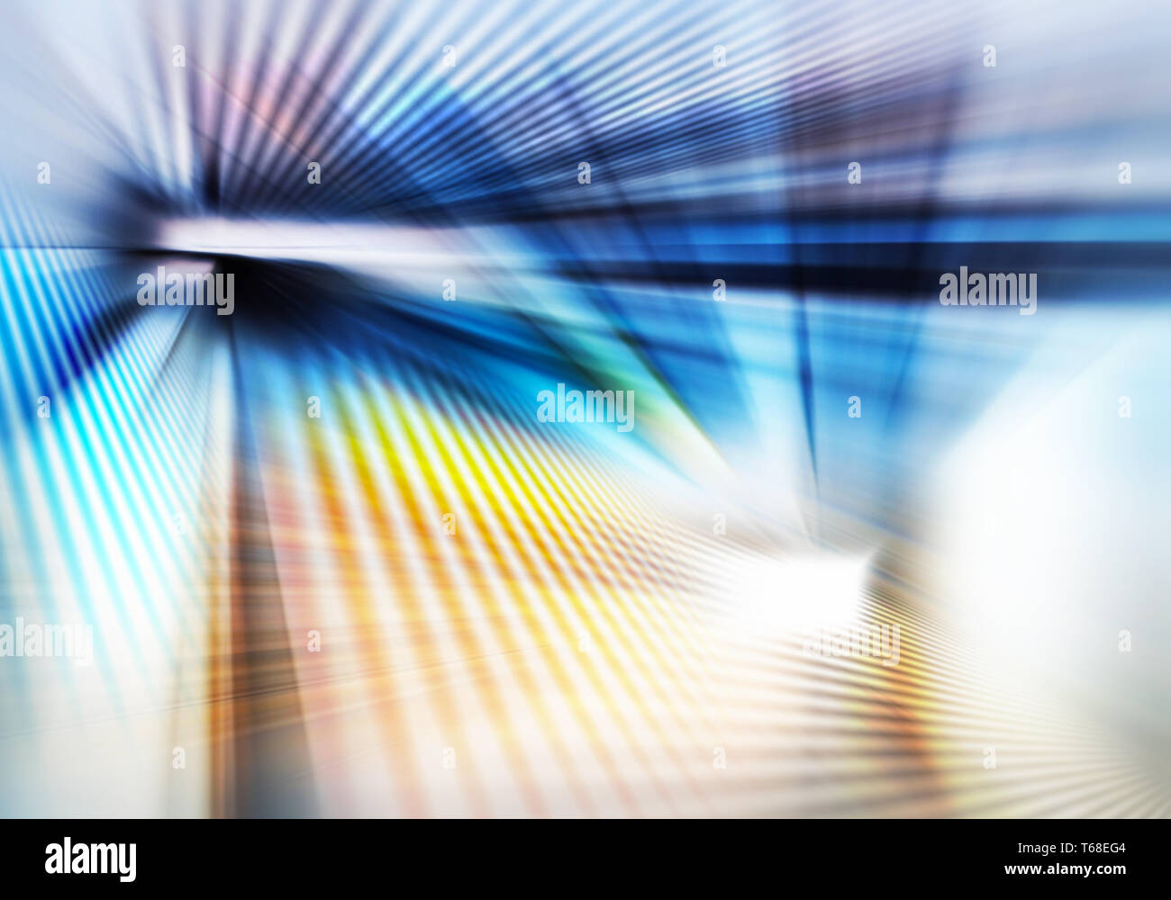 abstract colourful geometric background with straight rays of blue and ...