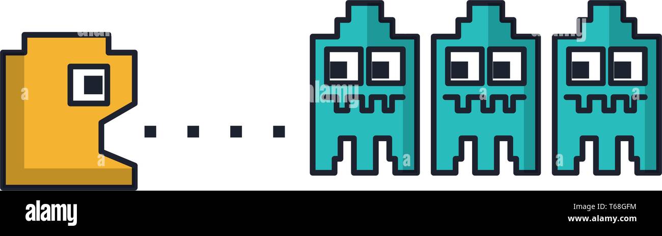 arcade game character Stock Vector Image & Art - Alamy
