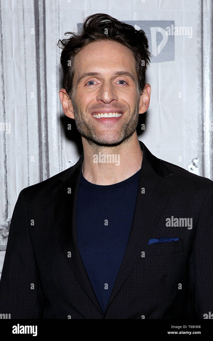 New York, USA. 29 Apr, 2019. Glenn Howerton at BUILD Series, discussing ...