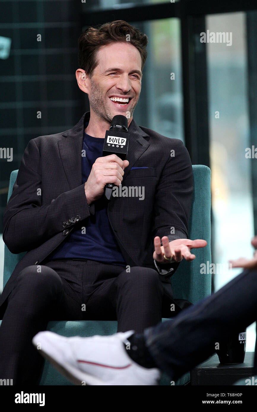 New York, USA. 29 Apr, 2019. Glenn Howerton at BUILD Series, discussing ...