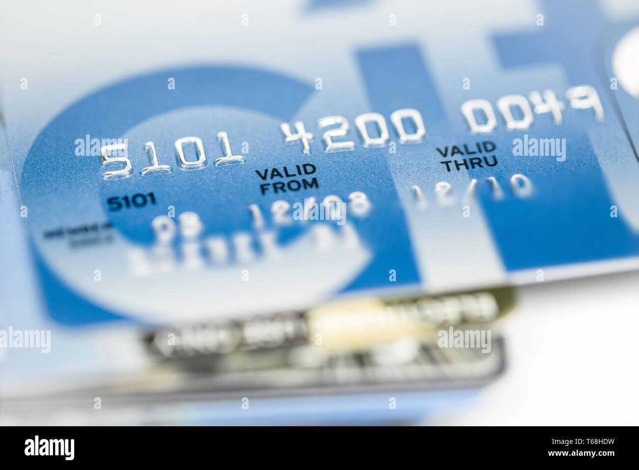 close up stacking credit cards Stock Photo - Alamy