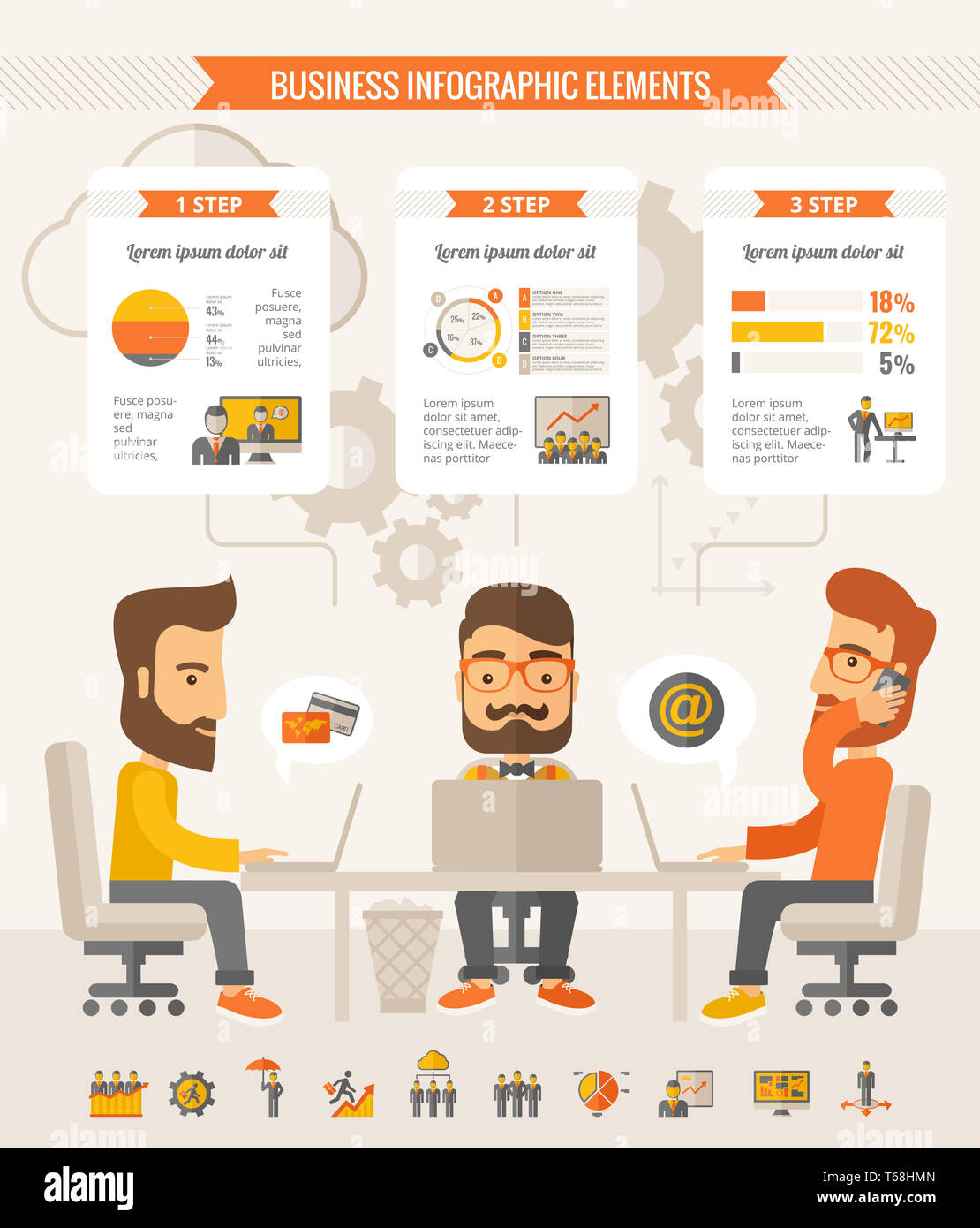 Office business elements hi-res stock photography and images - Alamy