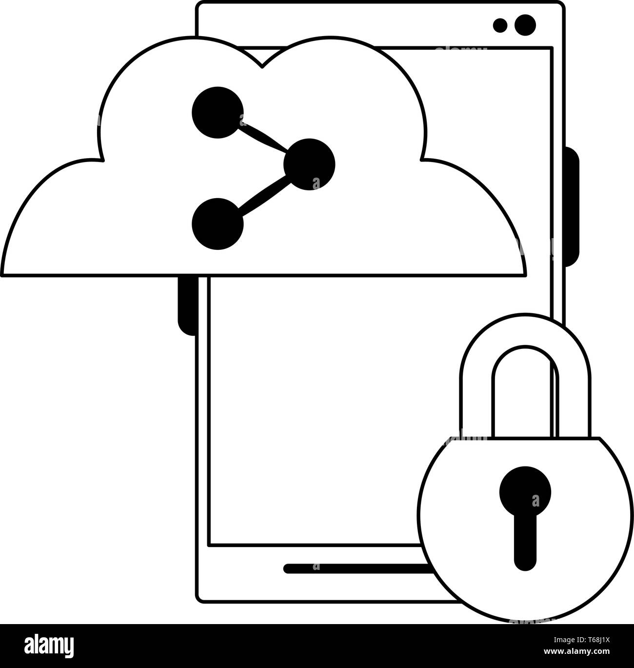 Private call screen Black and White Stock Photos & Images - Alamy