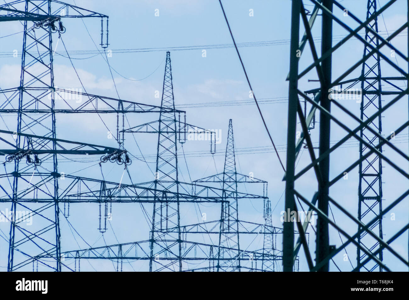 power pole symbol photo Stock Photo - Alamy