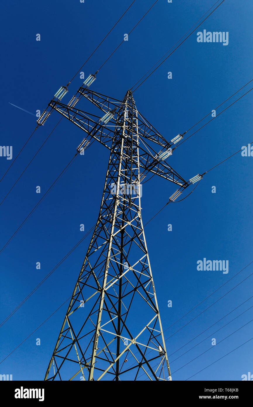power pole symbol photo Stock Photo - Alamy