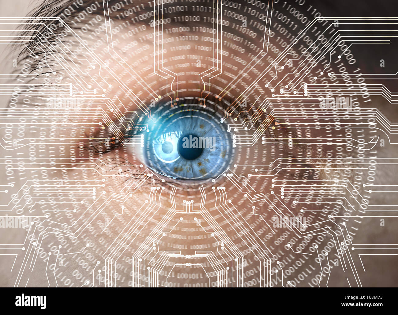 Eyeball scanning hi-res stock photography and images - Alamy