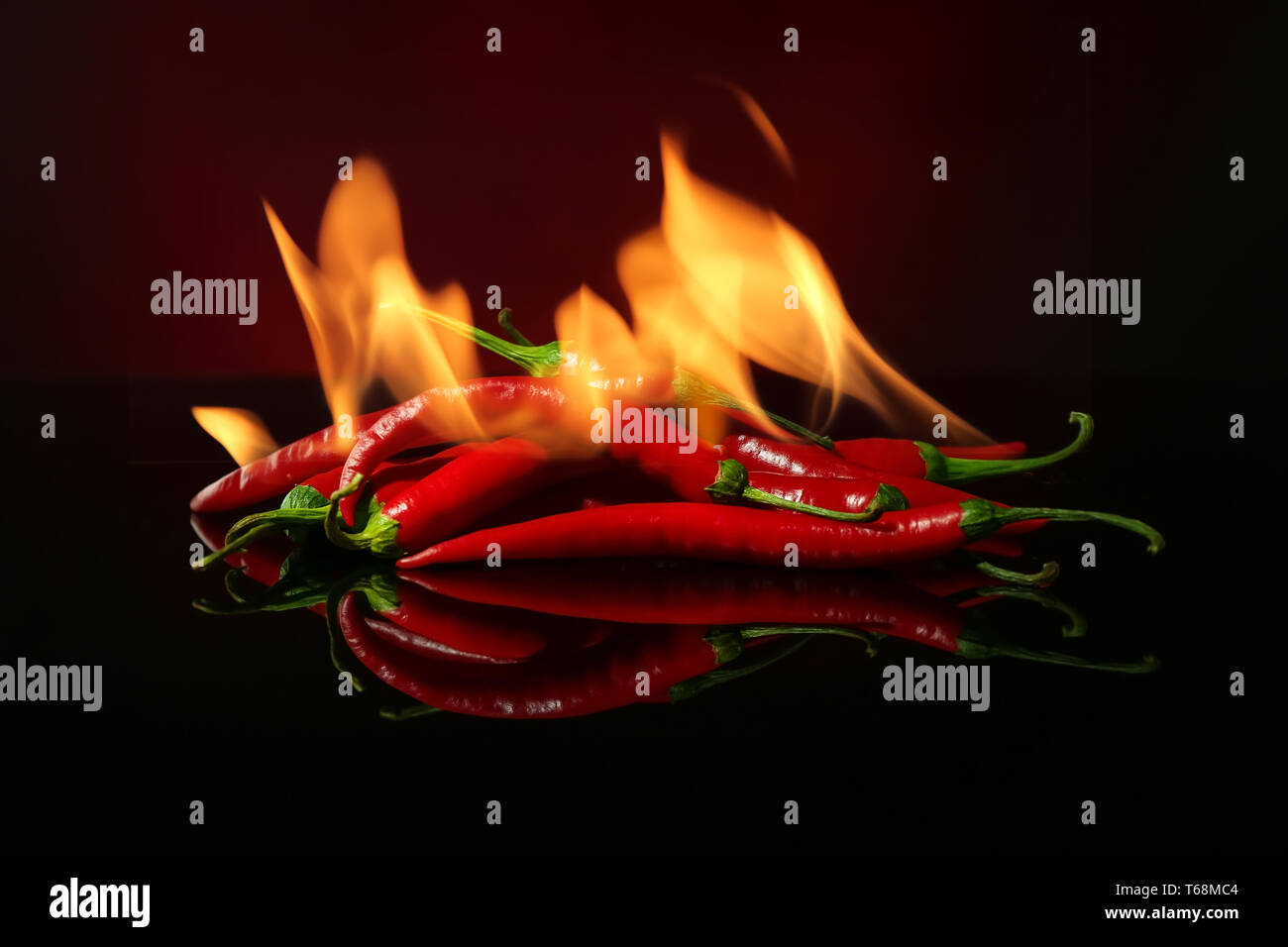 Flaming peppers hi-res stock photography and images - Alamy