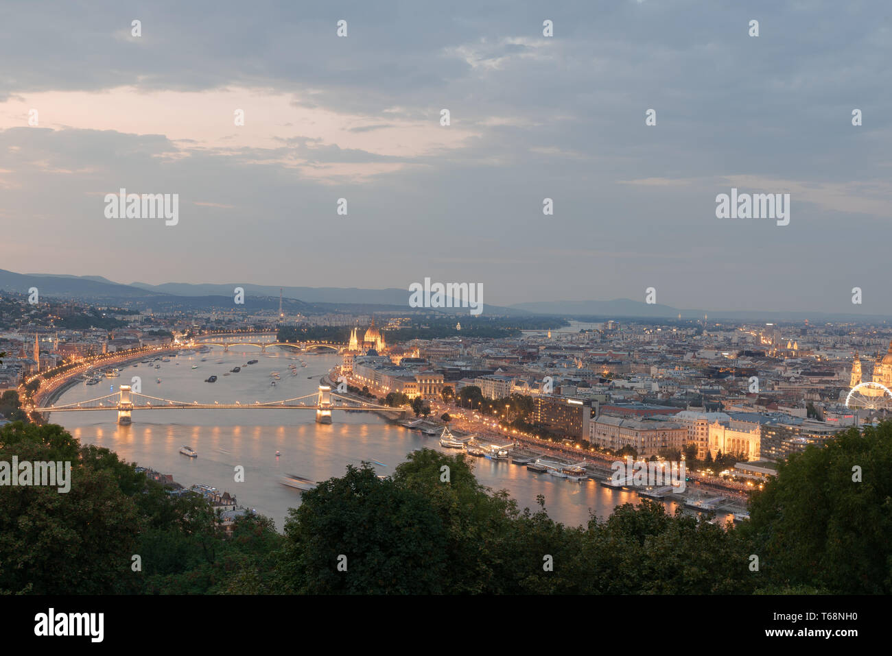 Chain bridge from gellert hi-res stock photography and images - Alamy