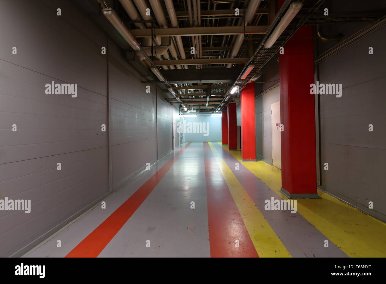 Industrial factory interior corridor hi-res stock photography and ...
