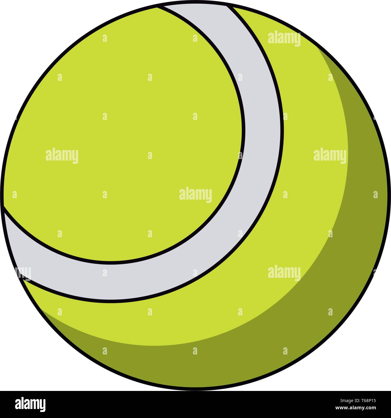 Tennis ball sport cartoon Stock Vector Image & Art - Alamy
