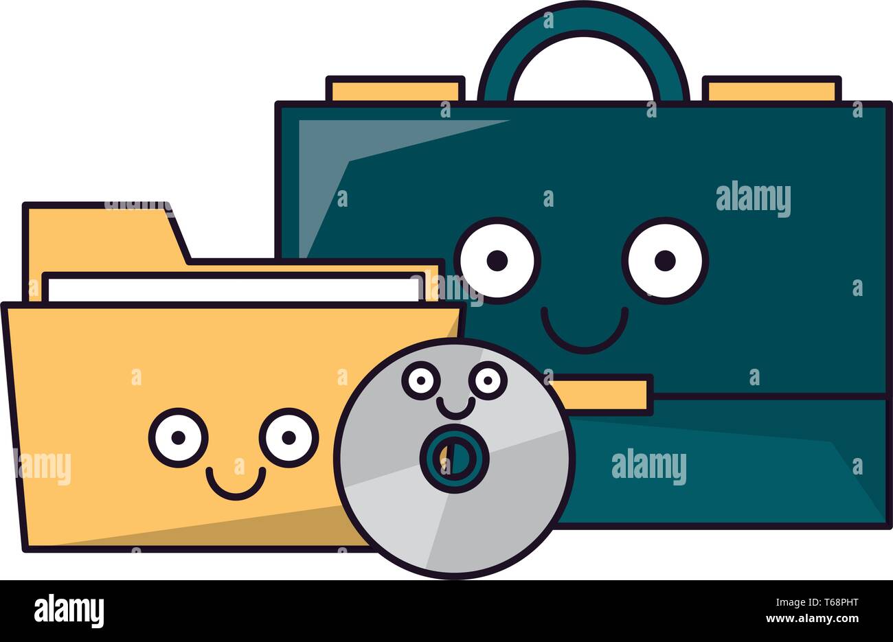 Folder cartoons Stock Vector Images - Alamy