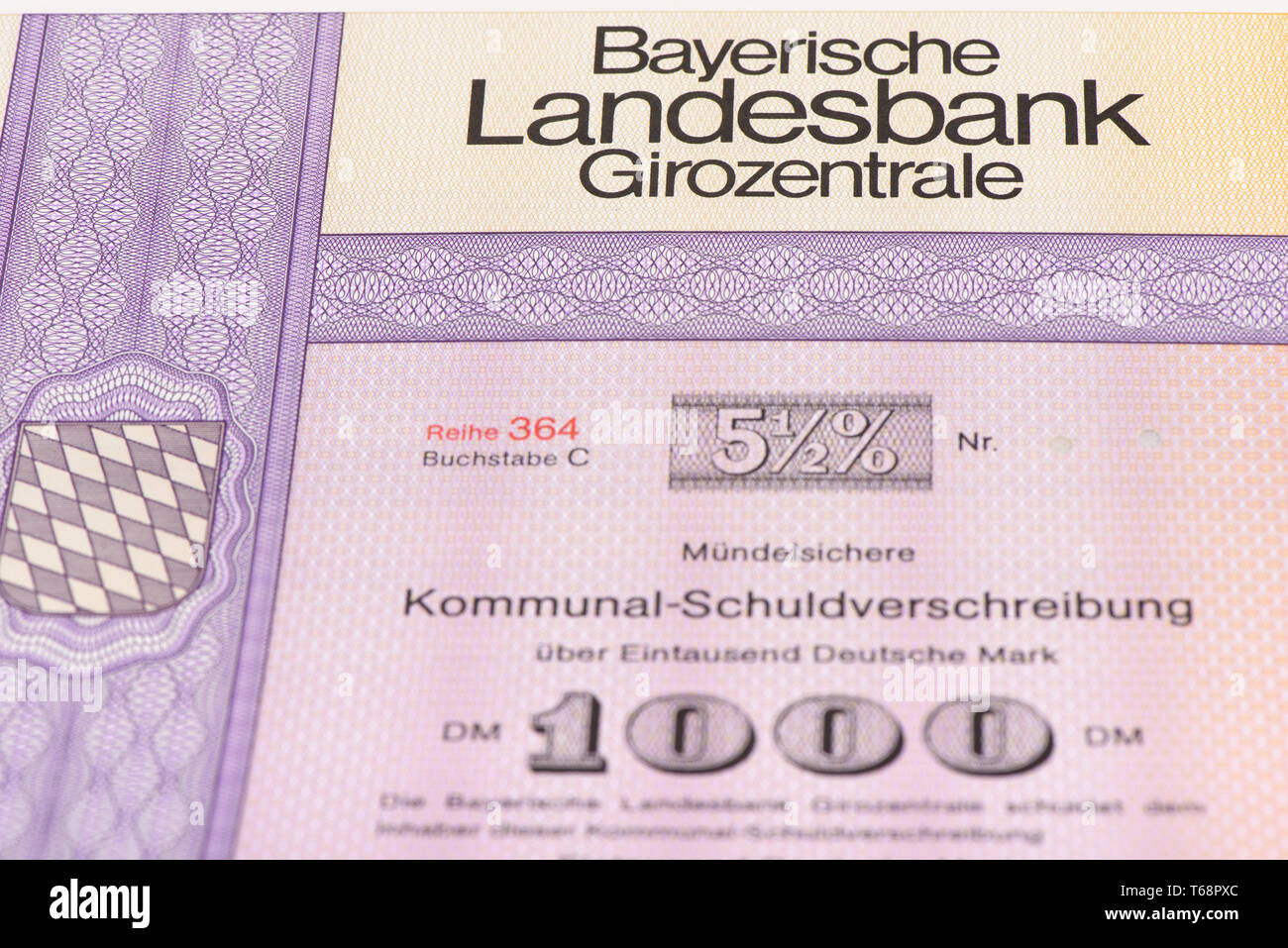 Schuldverschreibung hi-res stock photography and images - Alamy