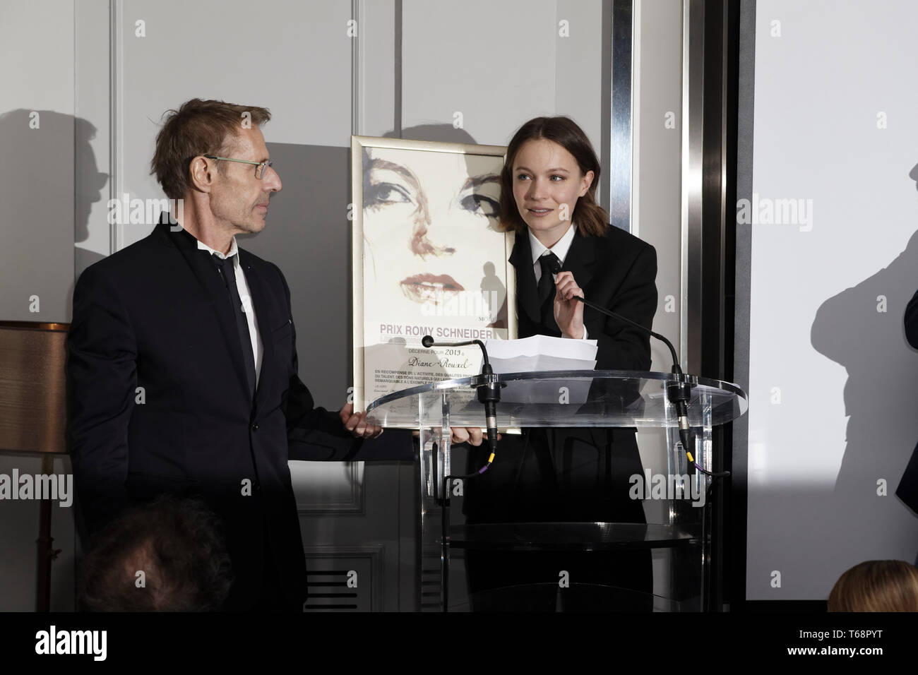 Paris, France. 29th Apr, 2019. Actor Lambert Wilson and actress Diane ...
