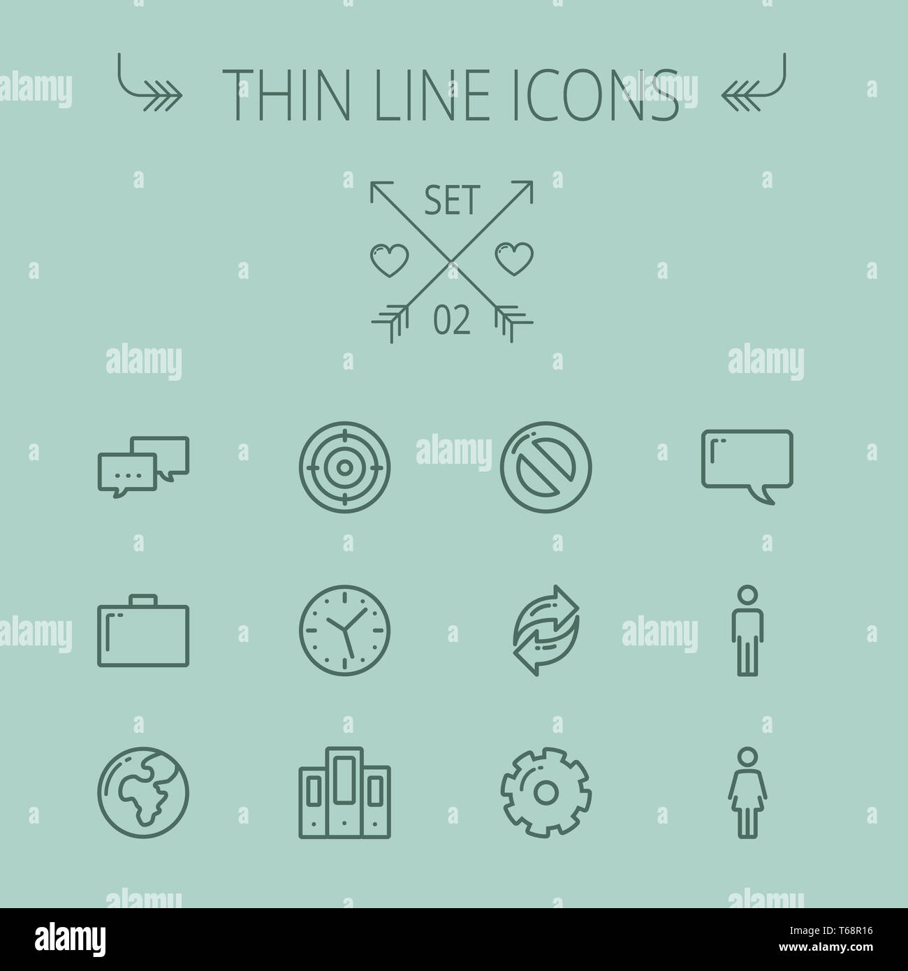 Technology line icon simple hi-res stock photography and images - Alamy