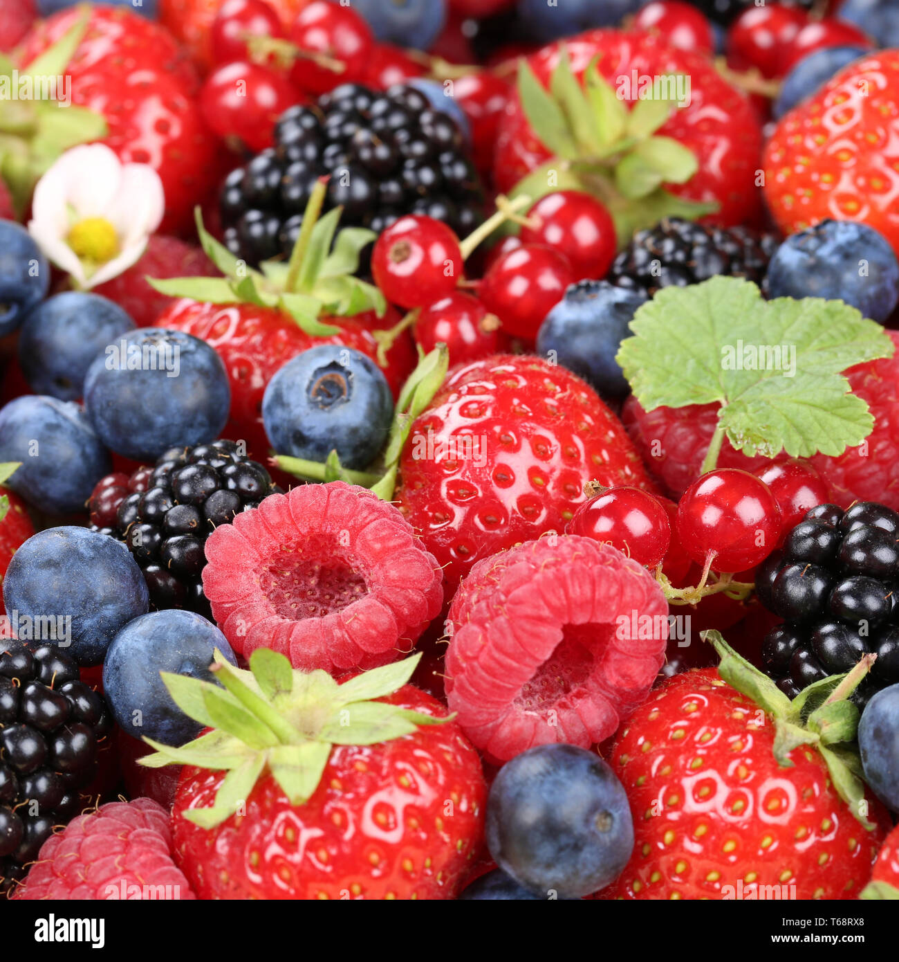 Different Fruits Background Photo Stock Photo - Alamy