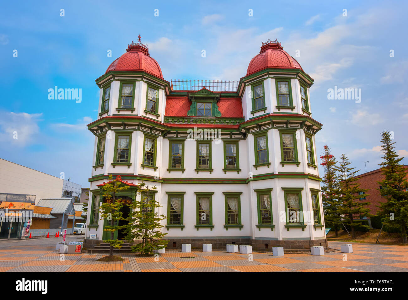 Hirosaki, Japan - April 23 2018: Former Hirosaki City Library built to ...