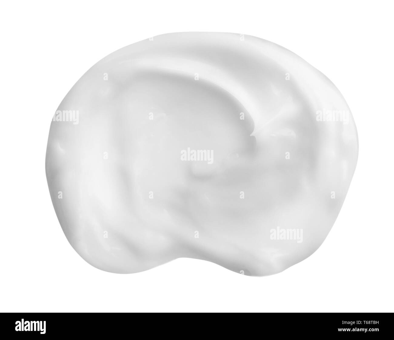 Cream sample on white background. Skin care cosmetics Stock Photo - Alamy