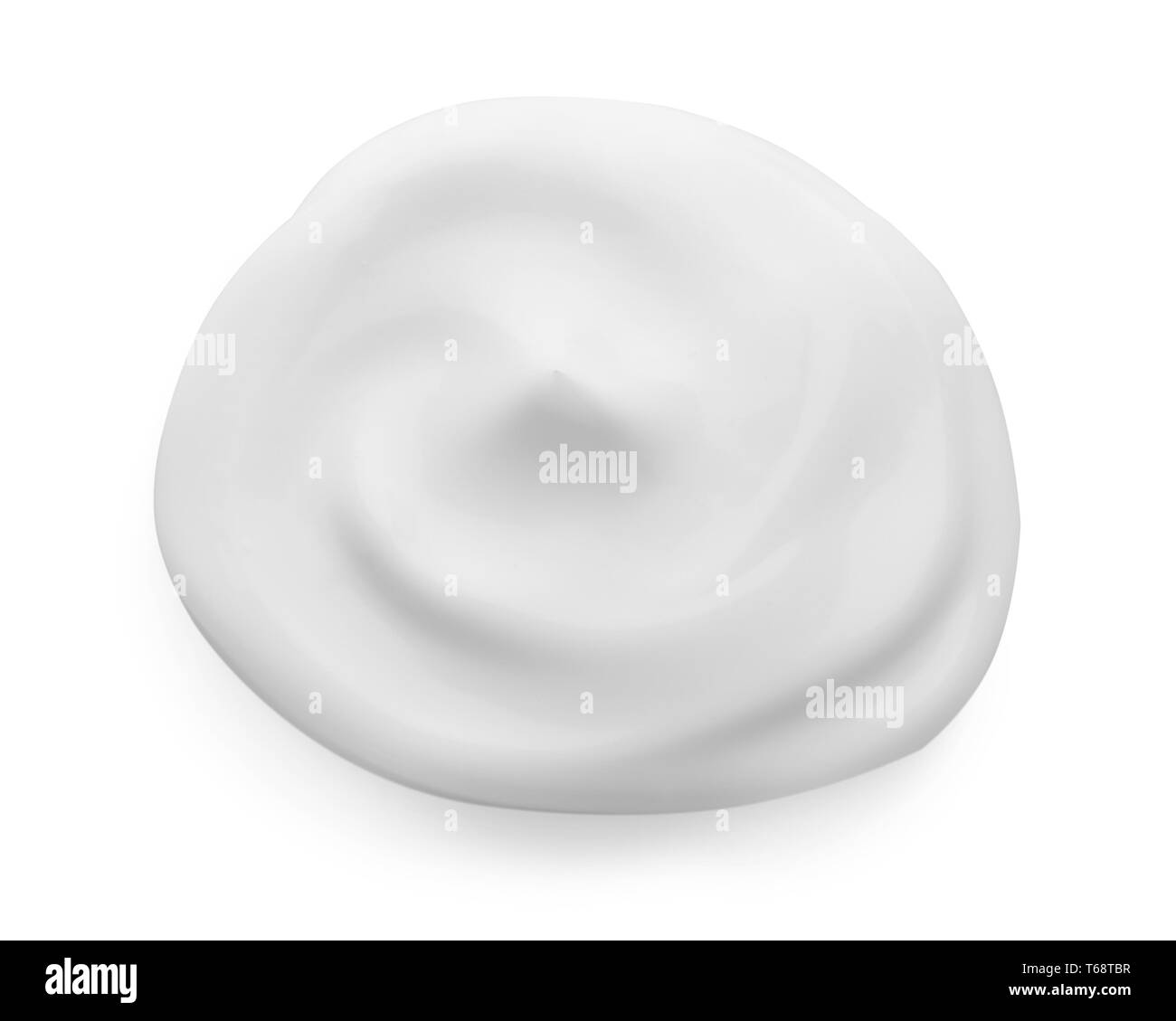 Cream sample on white background. Skin care cosmetics Stock Photo - Alamy