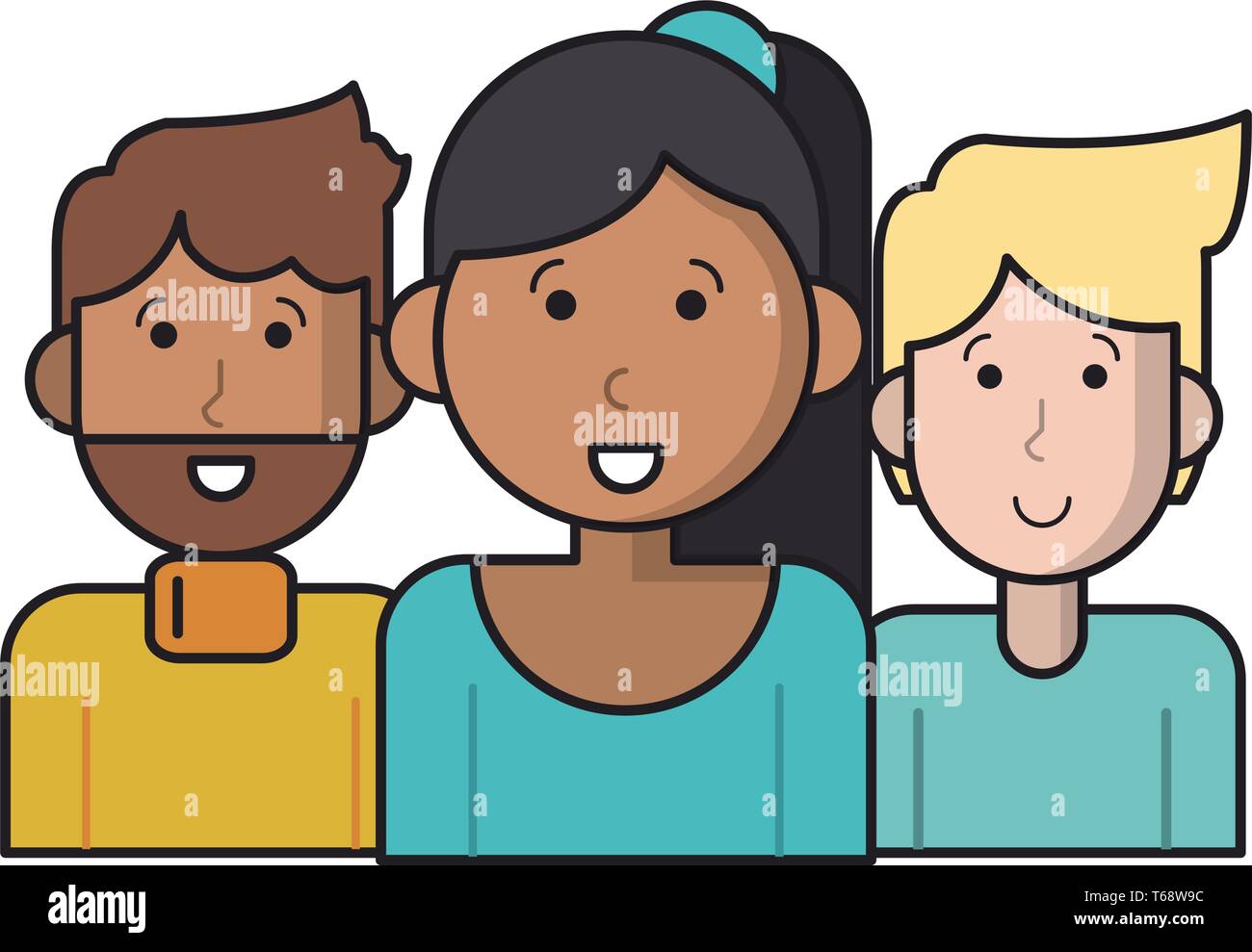 people avatar cartoon character Stock Vector Image & Art - Alamy