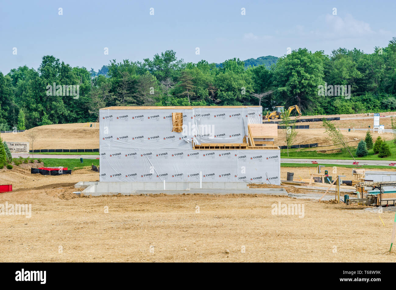 Suburban Tract Housing Development High Resolution Stock Photography ...