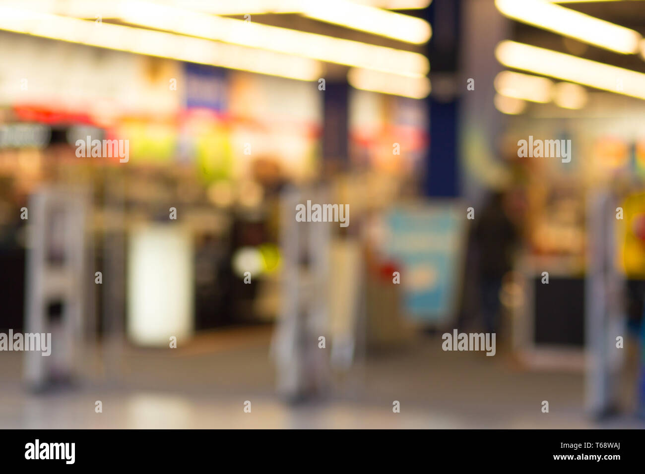 blurred background of shopping center Stock Photo - Alamy