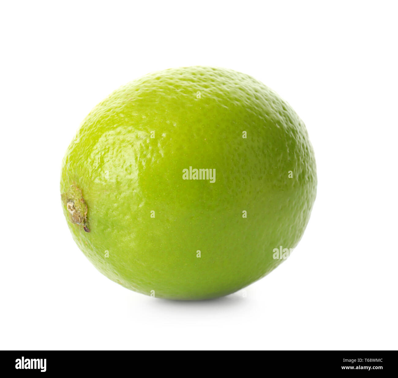 Tasty ripe lime on white background Stock Photo - Alamy