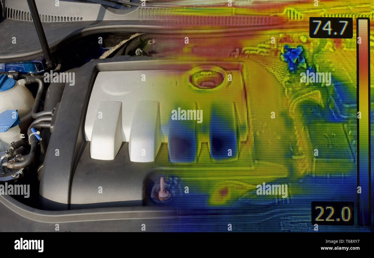 Car Engine Infrared Thermal Image High Resolution Stock Photography and ...