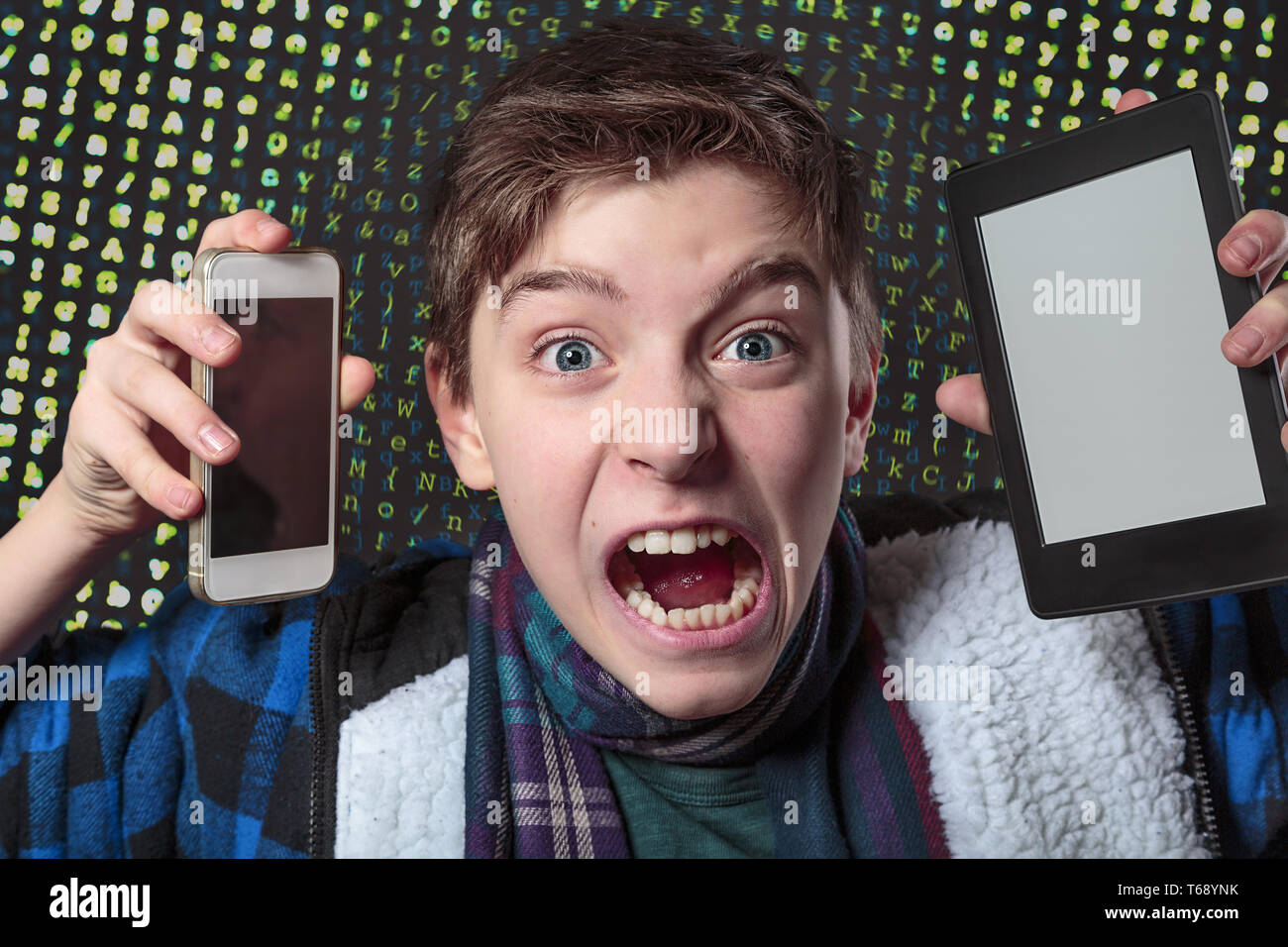 Crazy communication hi-res stock photography and images - Alamy