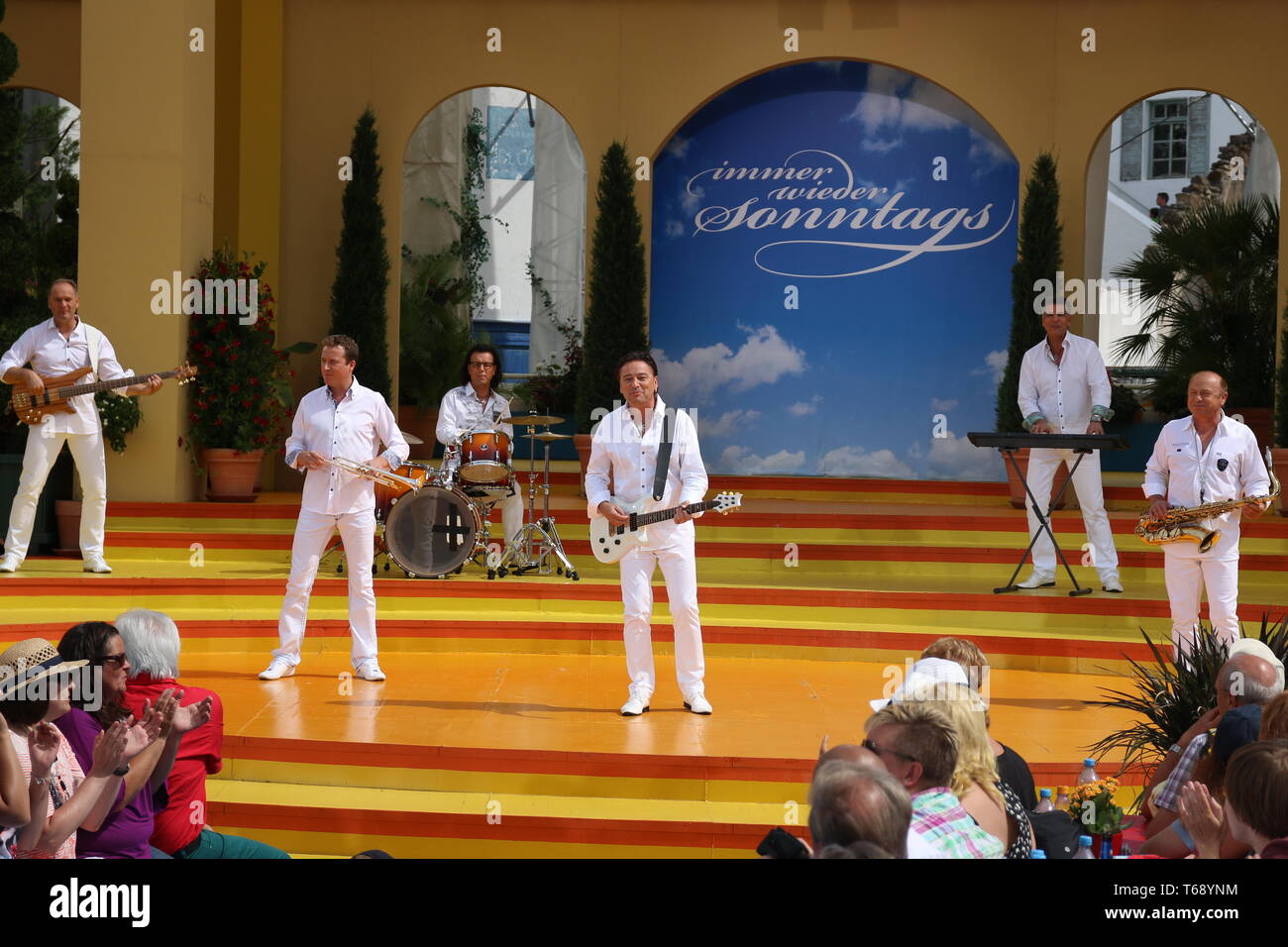 Die Paldauer at German Schlager Music Show Immer wieder Sonntags, 2015 ...