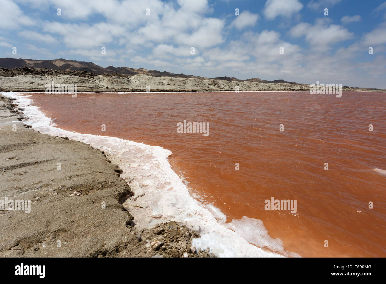 salt mineral mining in Namibia Stock Photo - Alamy