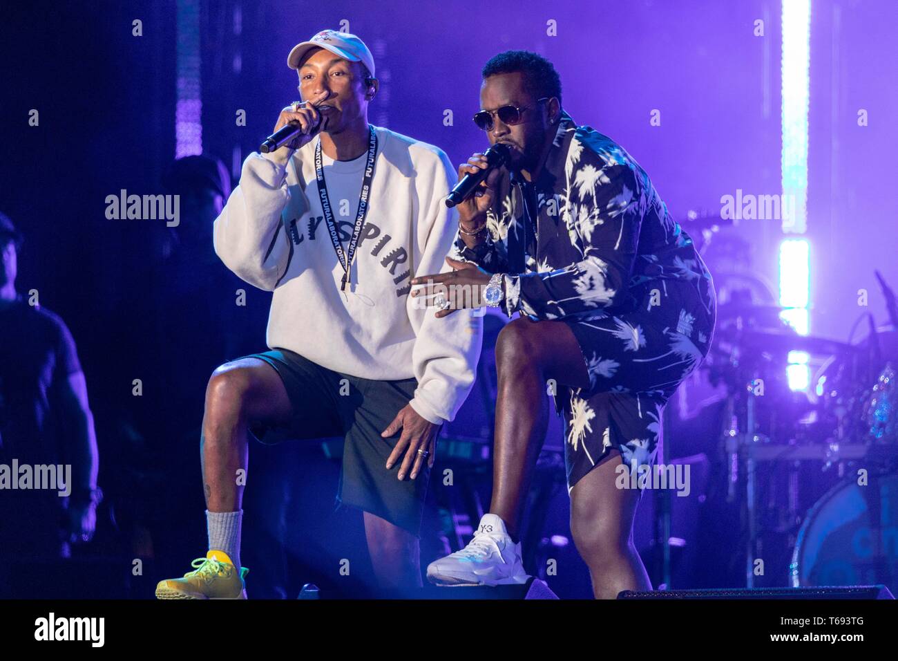 April 27, 2019 - Virginia Beach, Virginia, U.S - PHARRELL WILLIAMS and ...