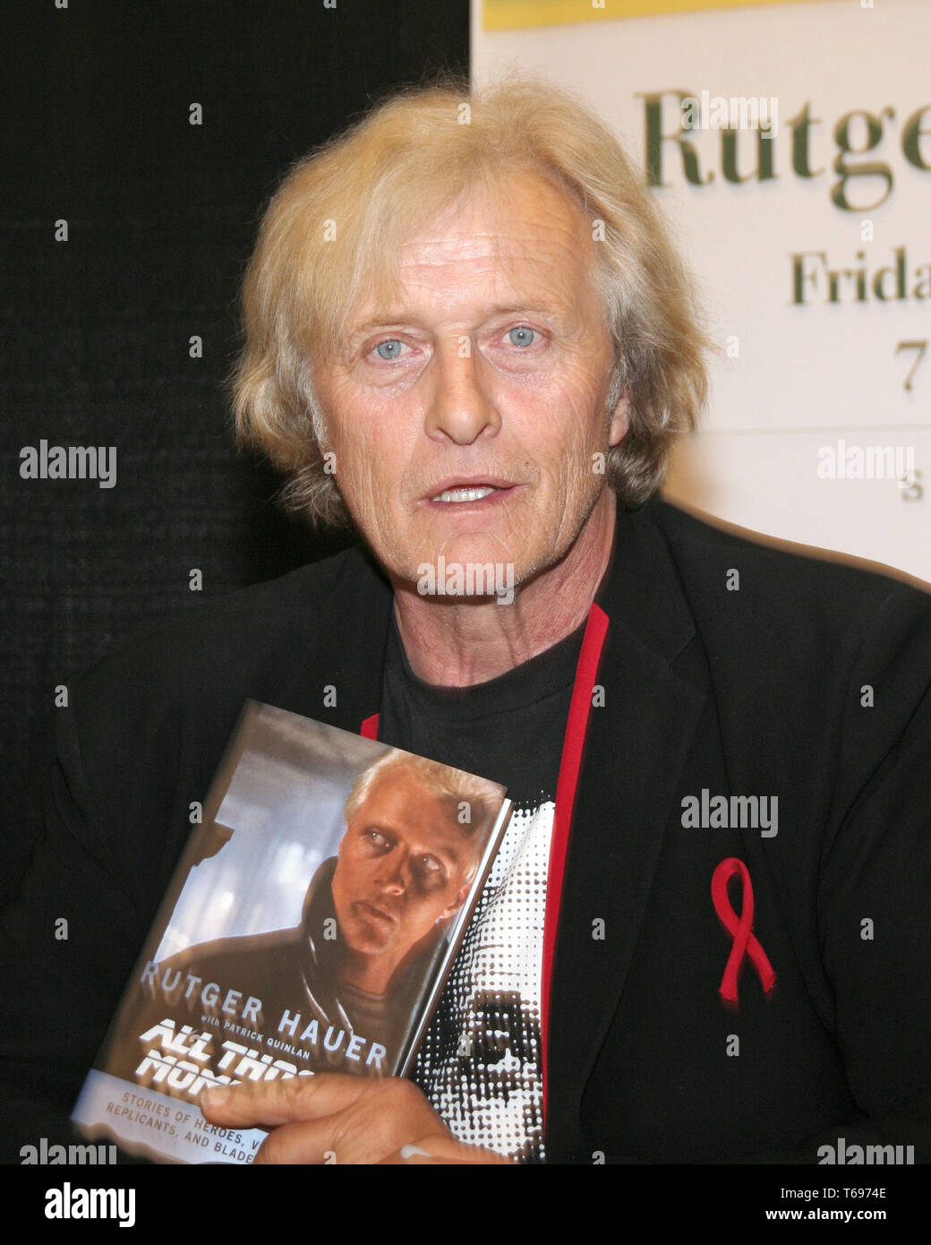 New York, USA. 04 May, 2007. Rutger Hauer at the Book signing for ÒAll ...