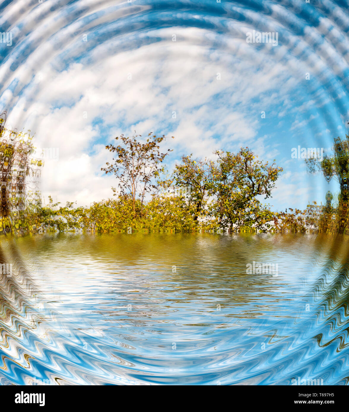 Surface rippled water clouds hi-res stock photography and images - Alamy