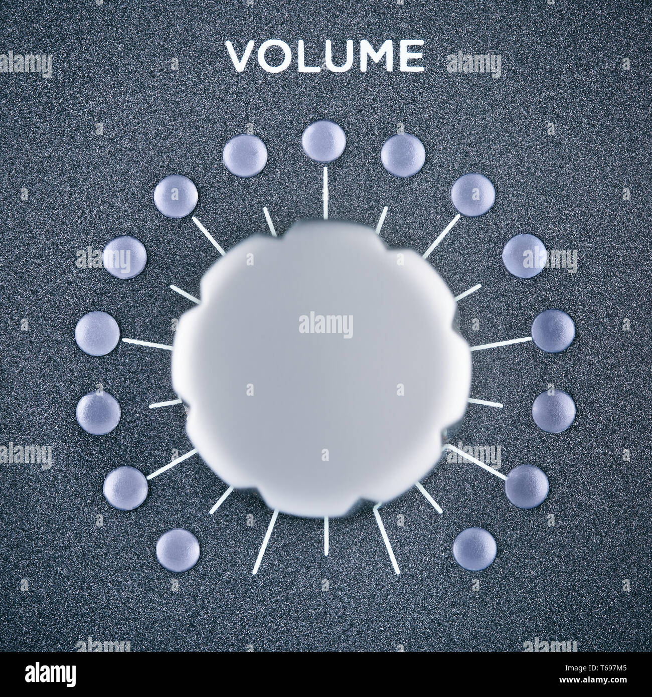 Volume Control Knob Stock Photo - Alamy
