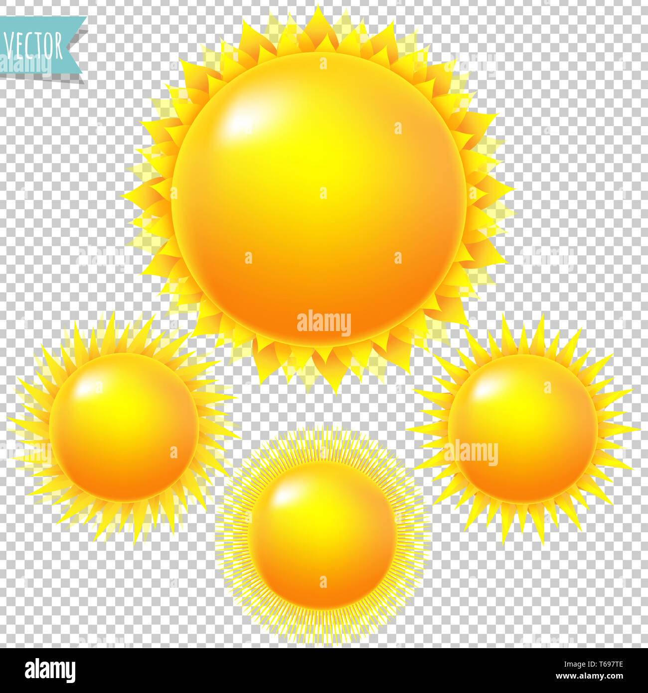 Yellow Sun Set Stock Photo - Alamy